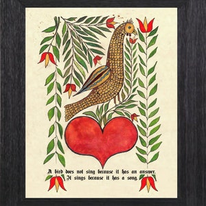 Pennsylvania Dutch DISTELFINK, Bird of Good Luck - Etsy