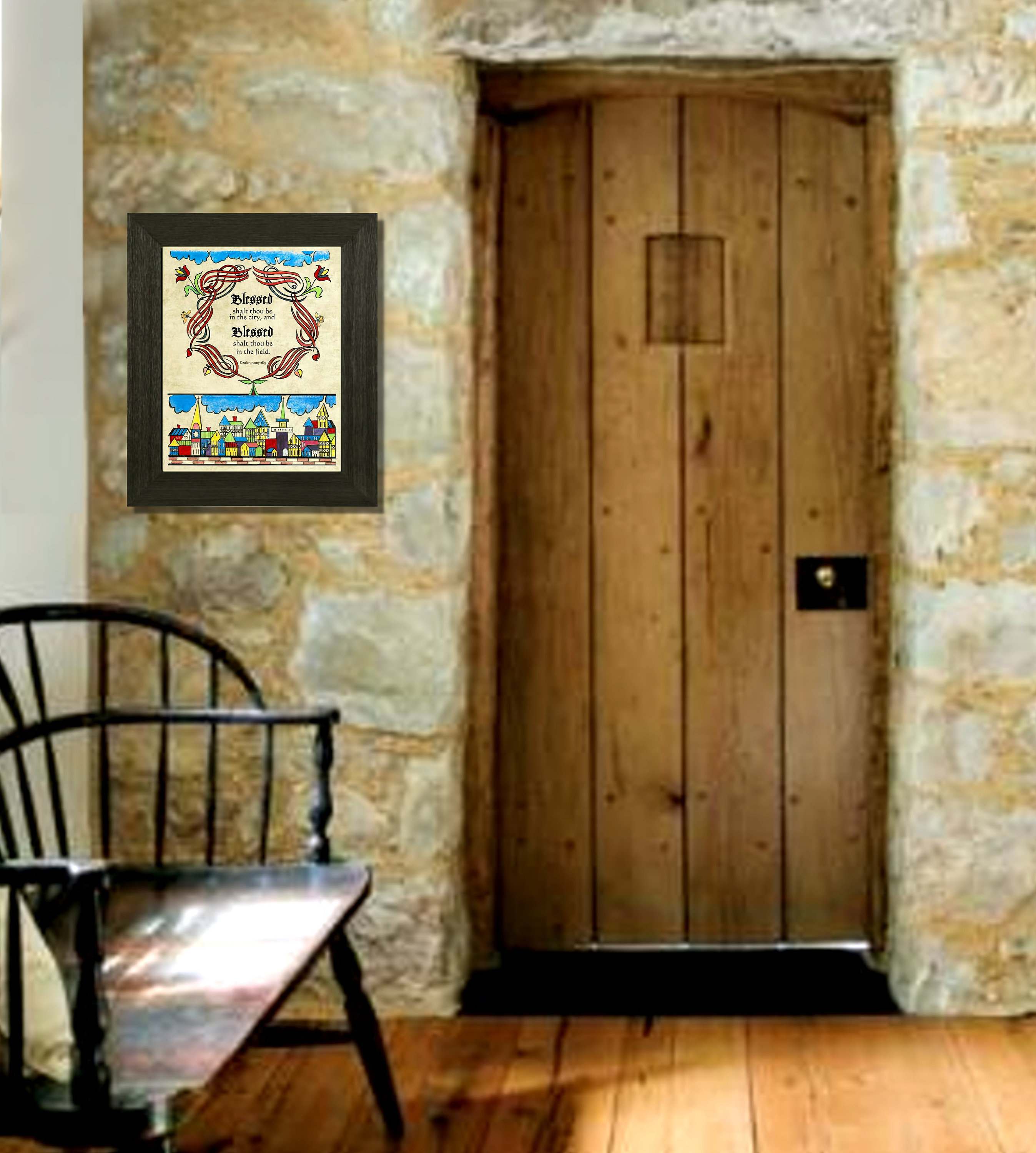 PA Dutch Fraktur House Blessing - Etsy