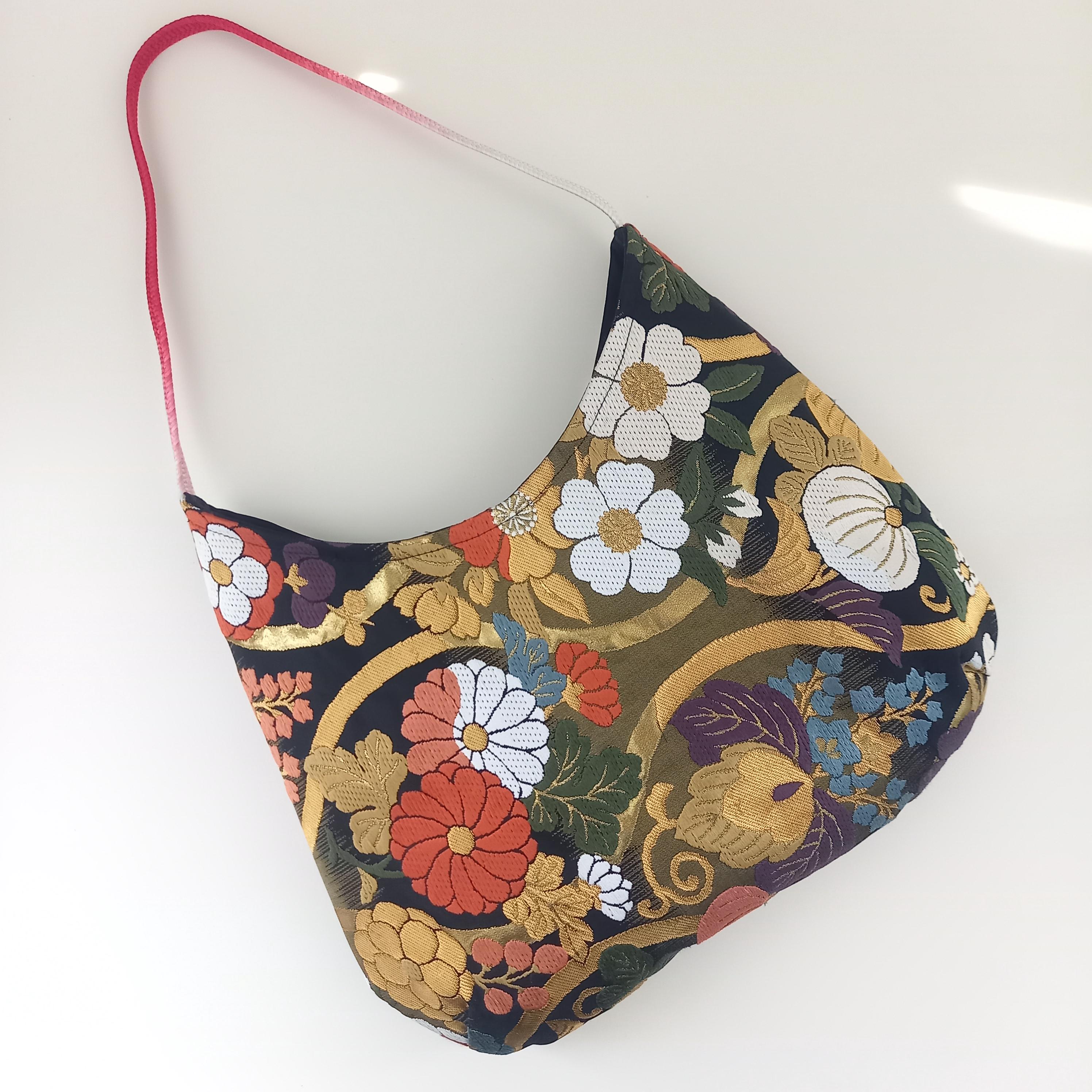 Vintage Japanese Belt hukuro-obi for Kimono Silk - Etsy