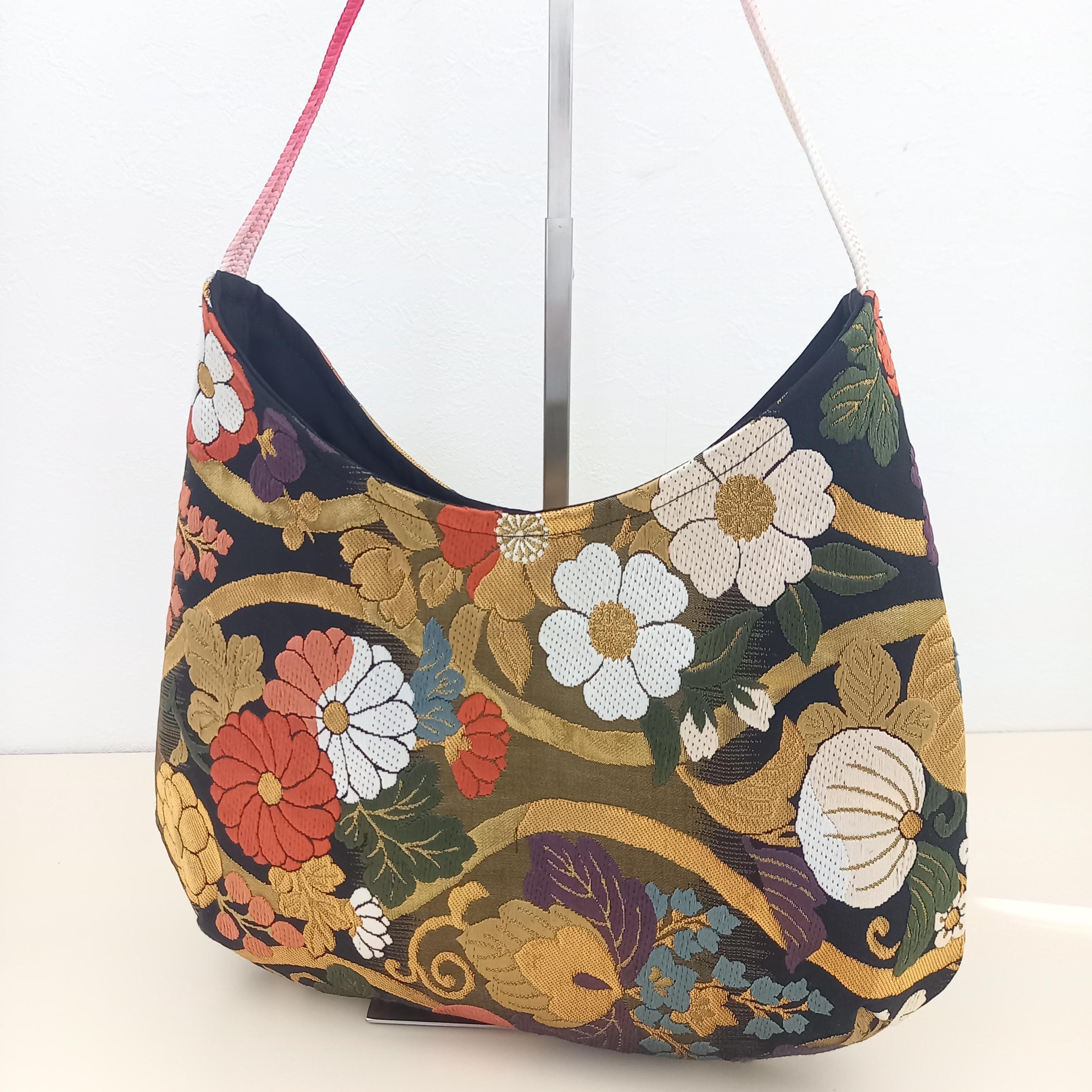 Vintage Japanese Belt hukuro-obi for Kimono Silk - Etsy