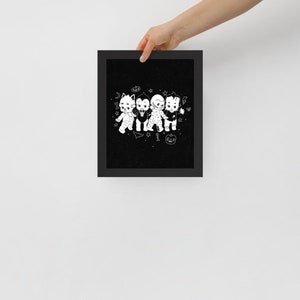 Kewpie Monster Mash - Art Print - Choose Your Size - 5x7 8x10 Standard ...