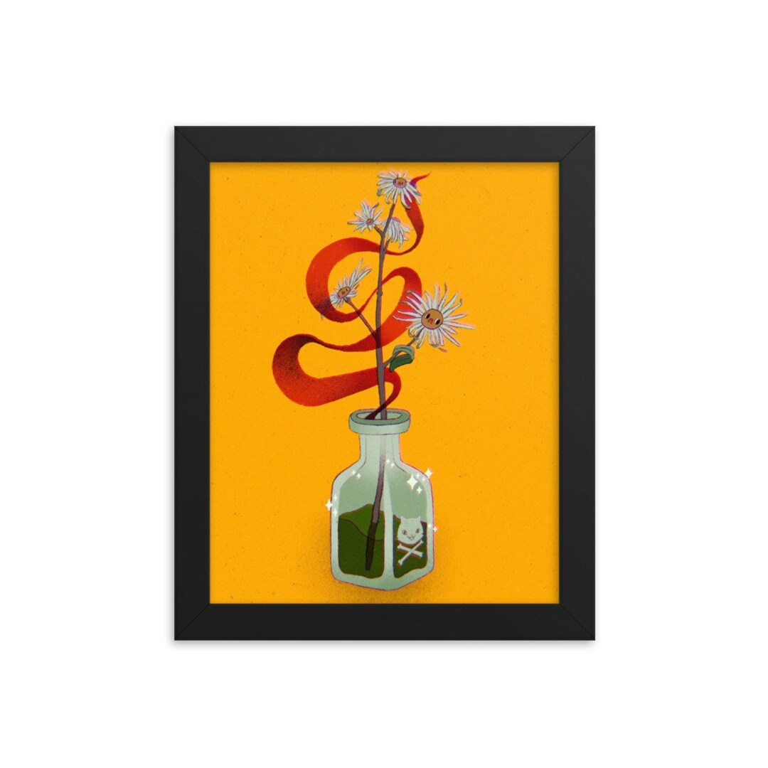 Poison Flowers - Art Print - Choose Your Size - 5x7 8x10 Standard Size ...