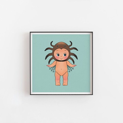 Vampire Kewpie Art Print Choose Your Size 5x7 8x10 - Etsy