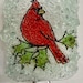 Cardinal Recycled Glass Night Light by Reborn Glass - Etsy