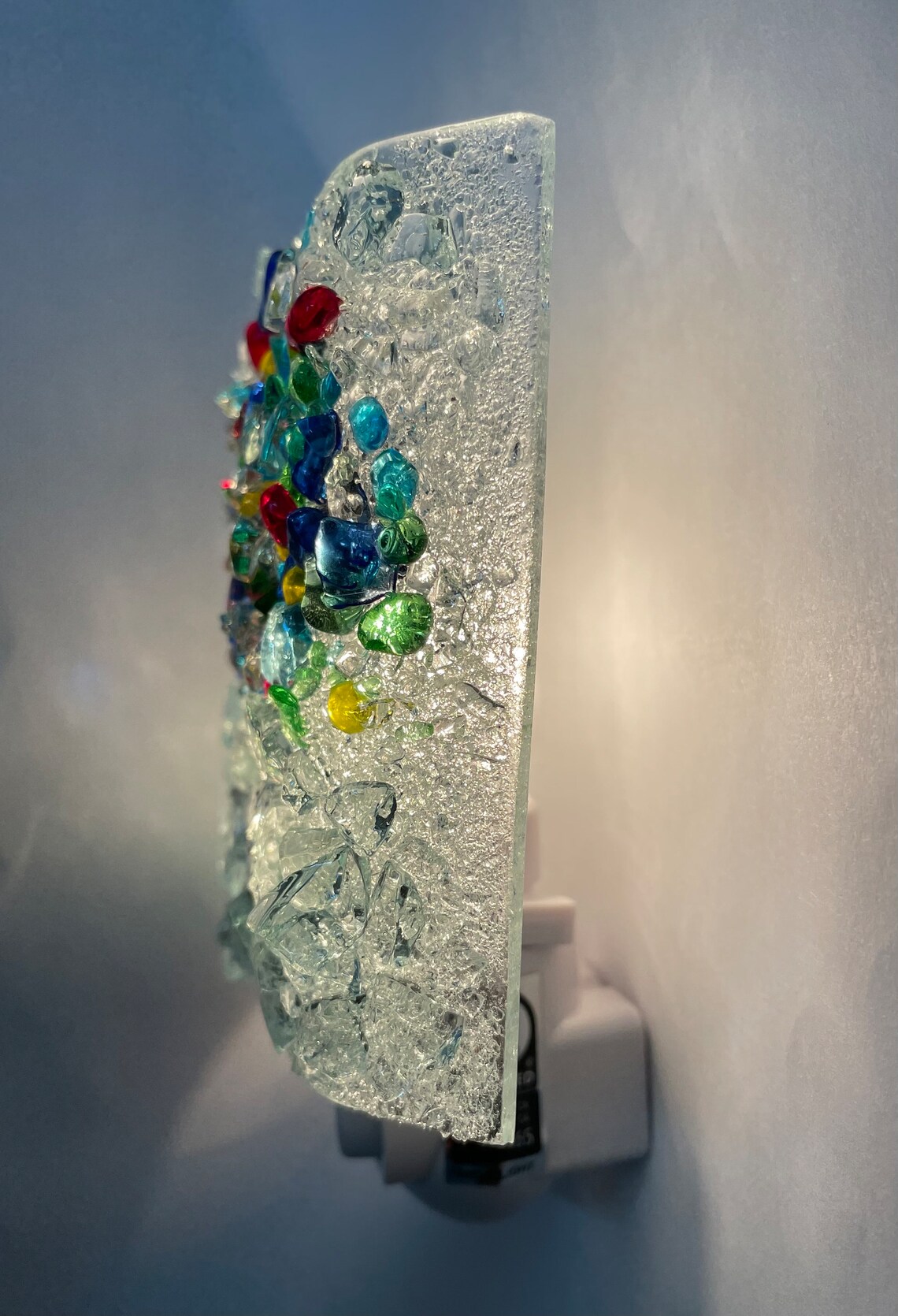 One of a Kind Recycled Confetti Tree of Life Night Light Nightlight - Etsy