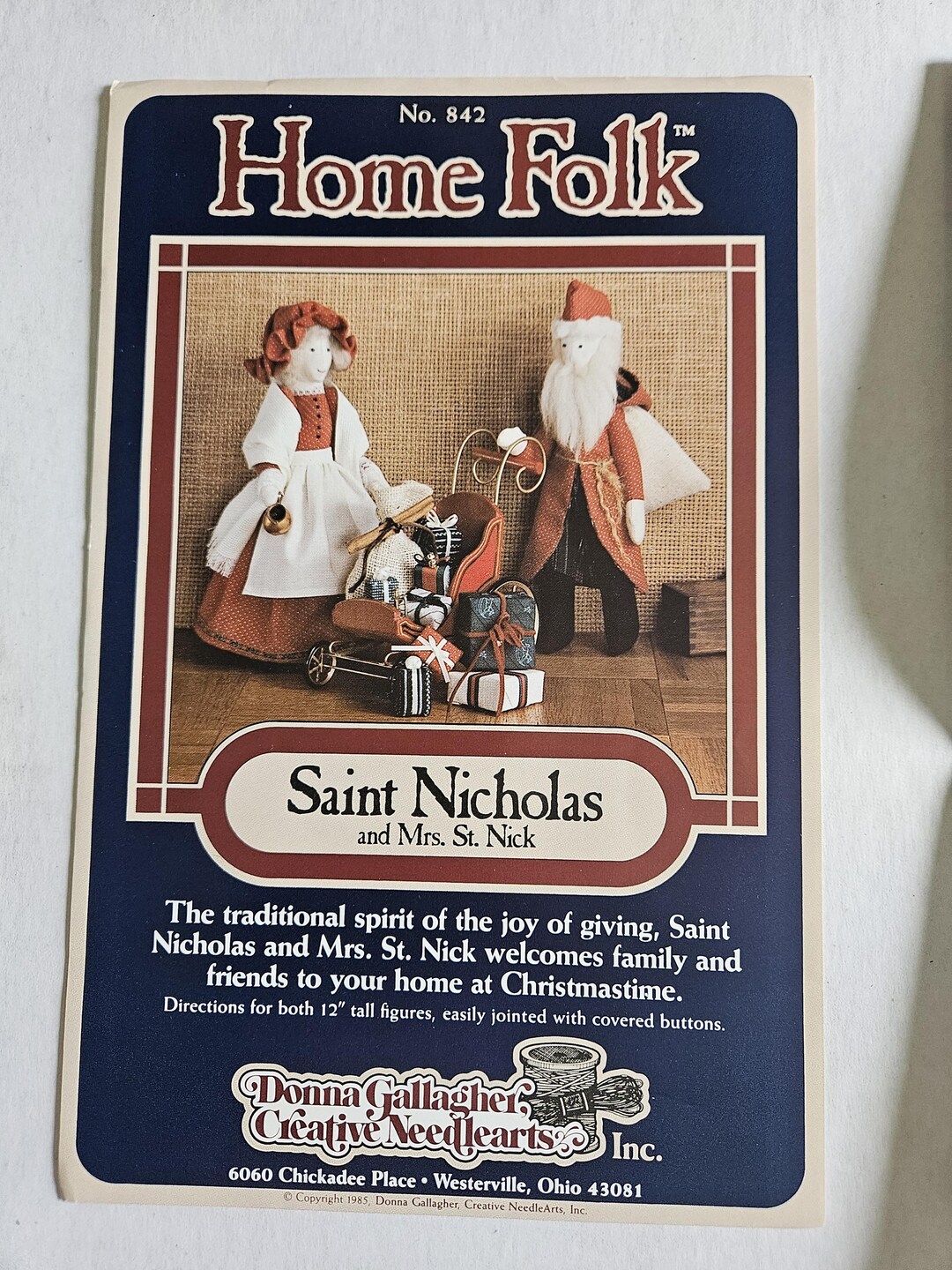 St. Nicholas & Mrs. St. Nick Pattern - Etsy