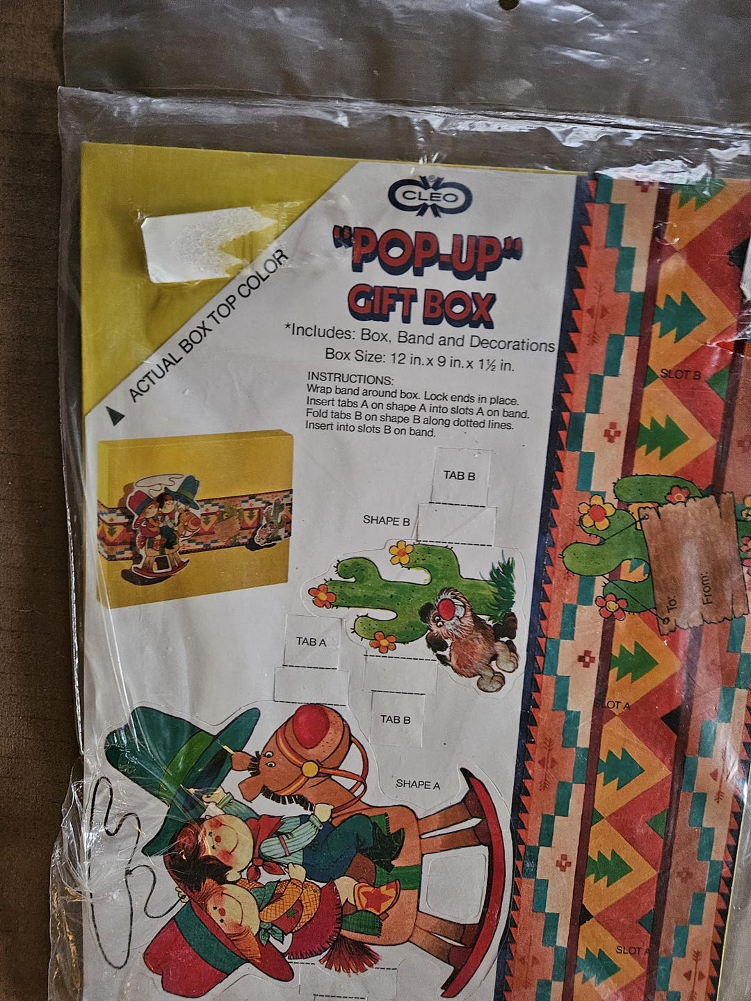 Cowboy Gift Box, a Vintage Pop-up - Etsy