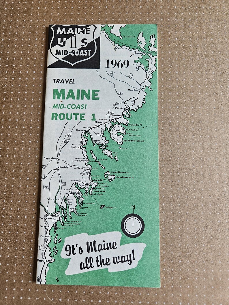 Three Vintage Road Maps - Etsy