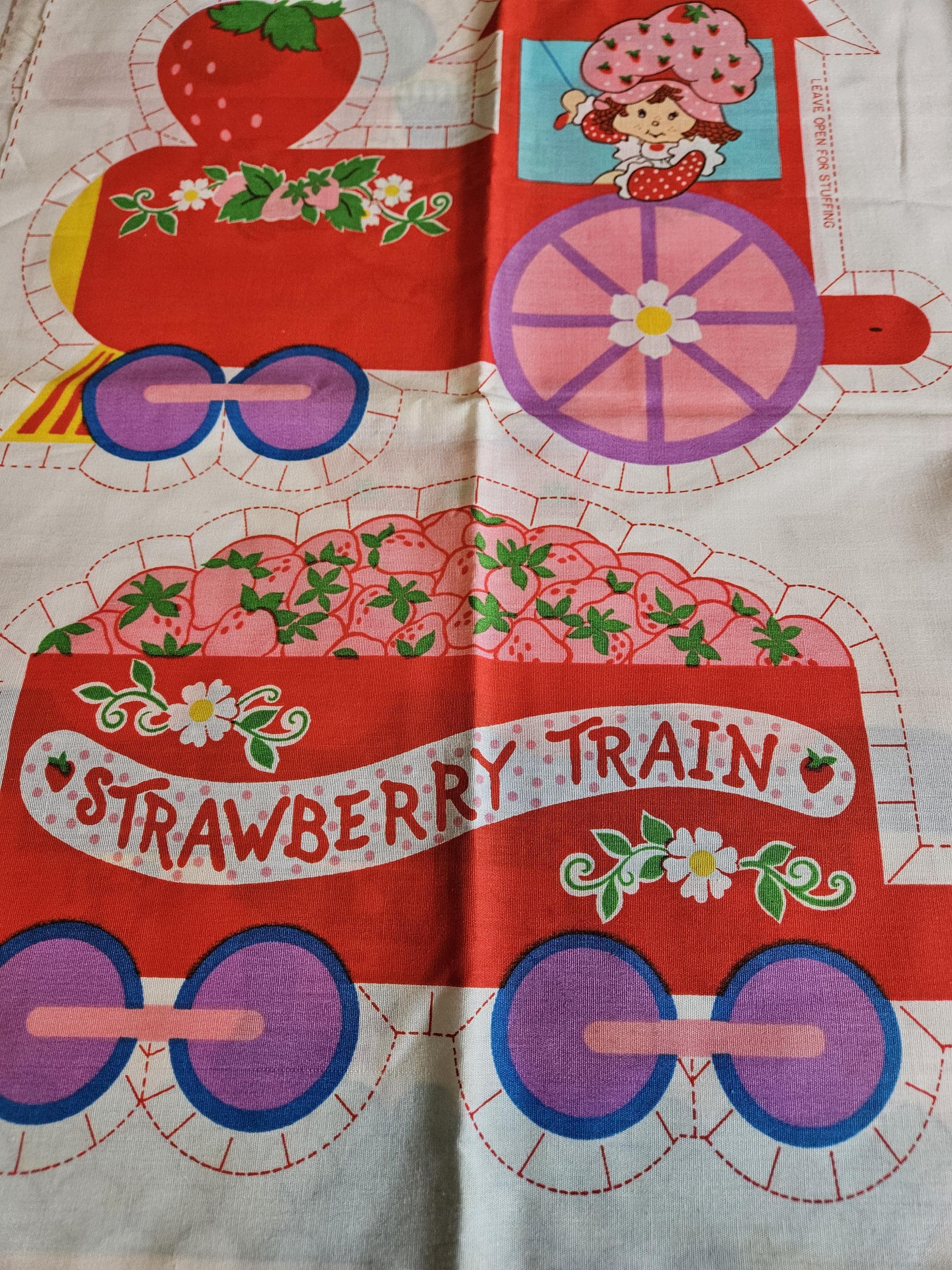 Strawberry Shortcake Train Cut & Sew - Etsy