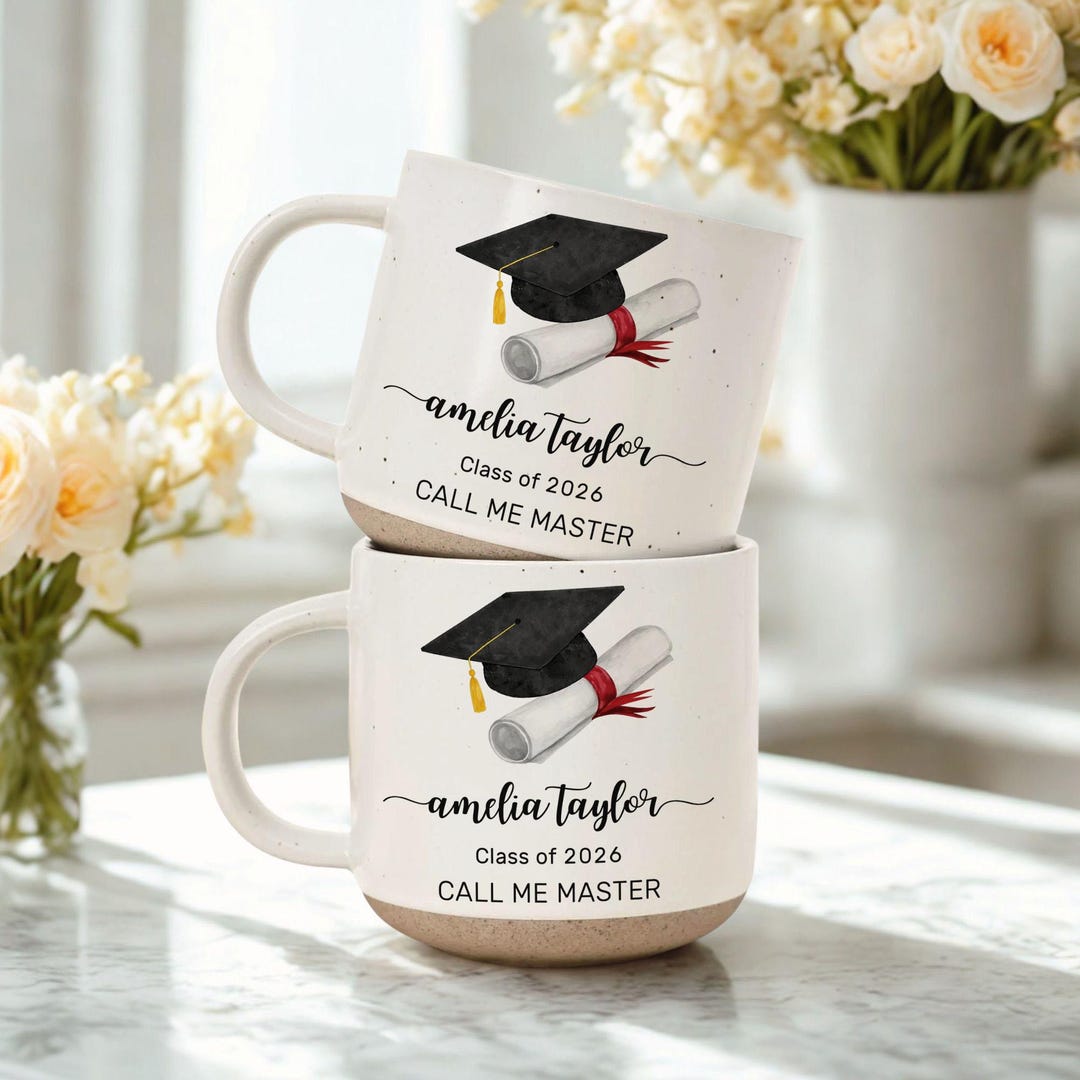 Personalised Graduation Mug, University Gift for Graduate ...