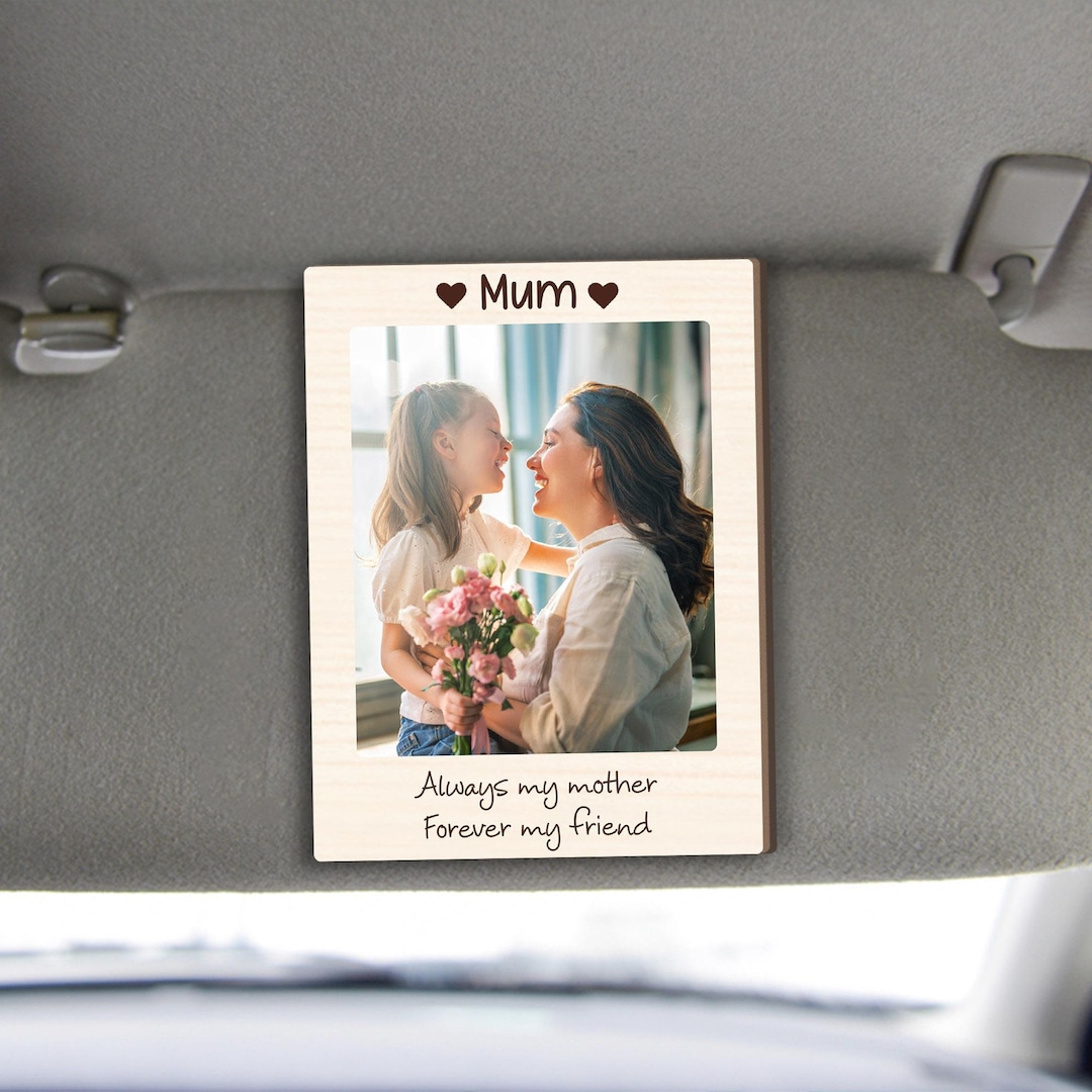 Custom Photo Car Visor Clip, Car Photo Visor Clip, Gift for Mom ...