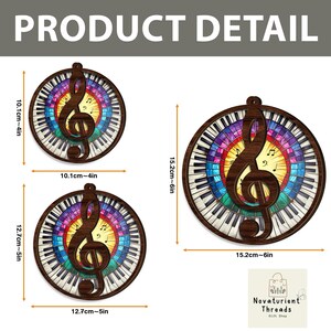 Music Teacher Suncatcher Ornament, Music Lover Gift, Treble Clef ...