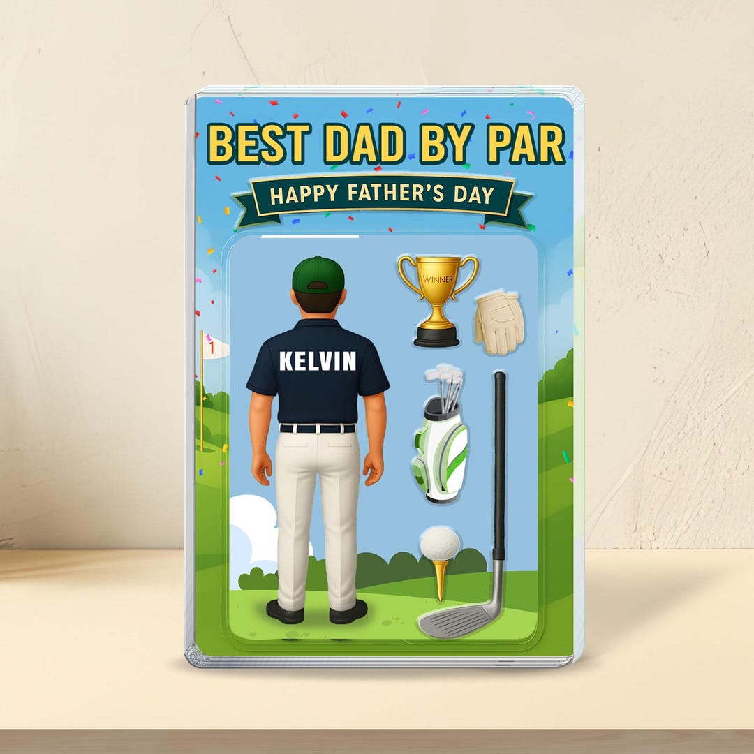 Best Dad by Par Gift, Fathers Day Gift Golf, Personalized Golf Gift for ...