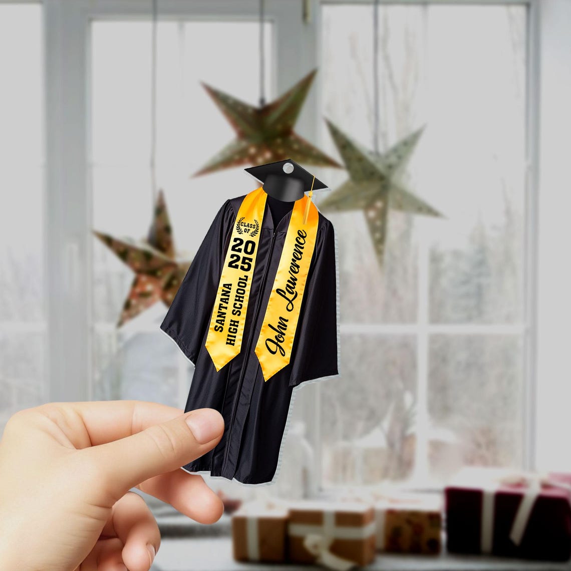 Personalized Graduation Ornament, Custom School Graduation Ornament ...