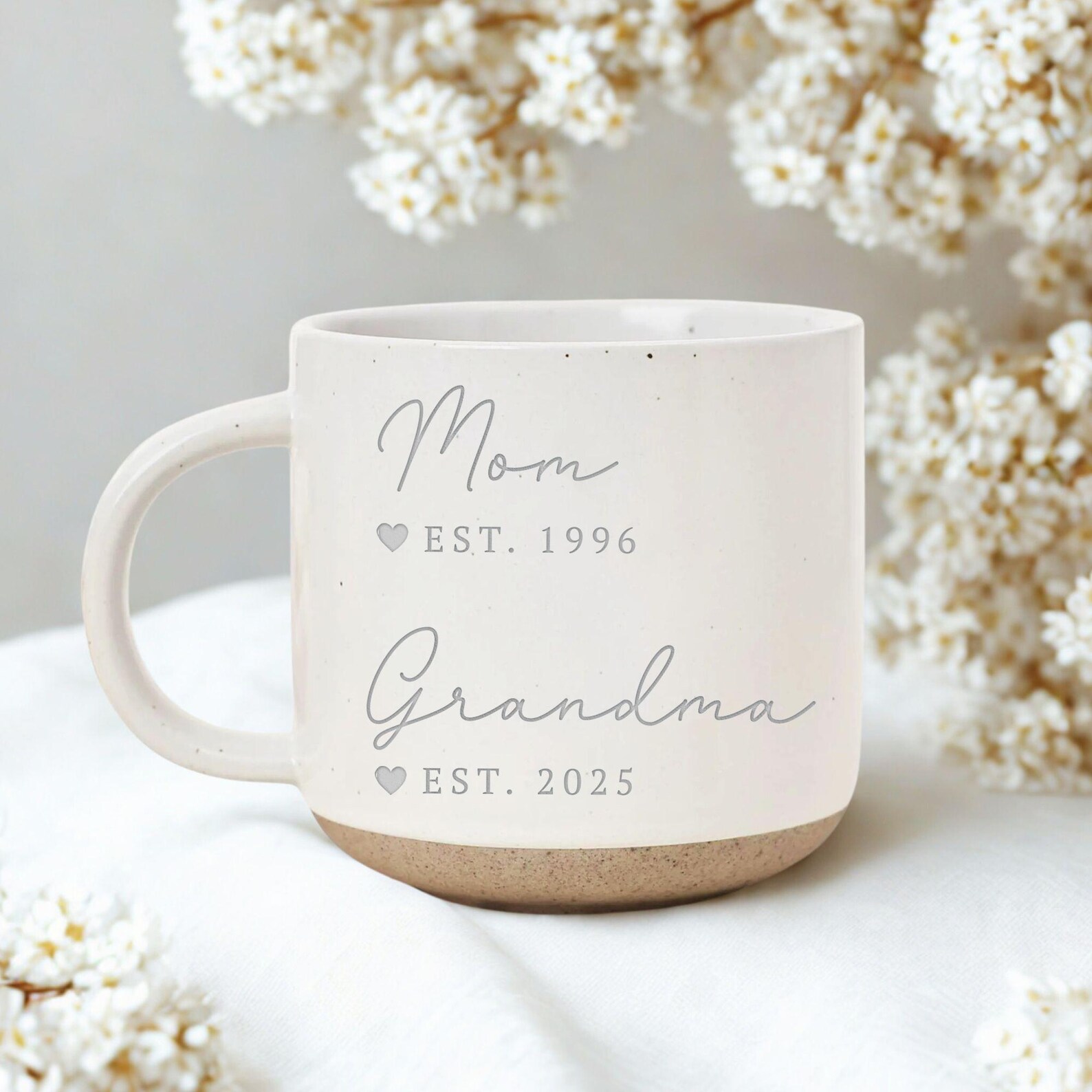 Custom Pottery Coffee Mug for Mom/dad/husband, Personalized Grandpa Mug ...
