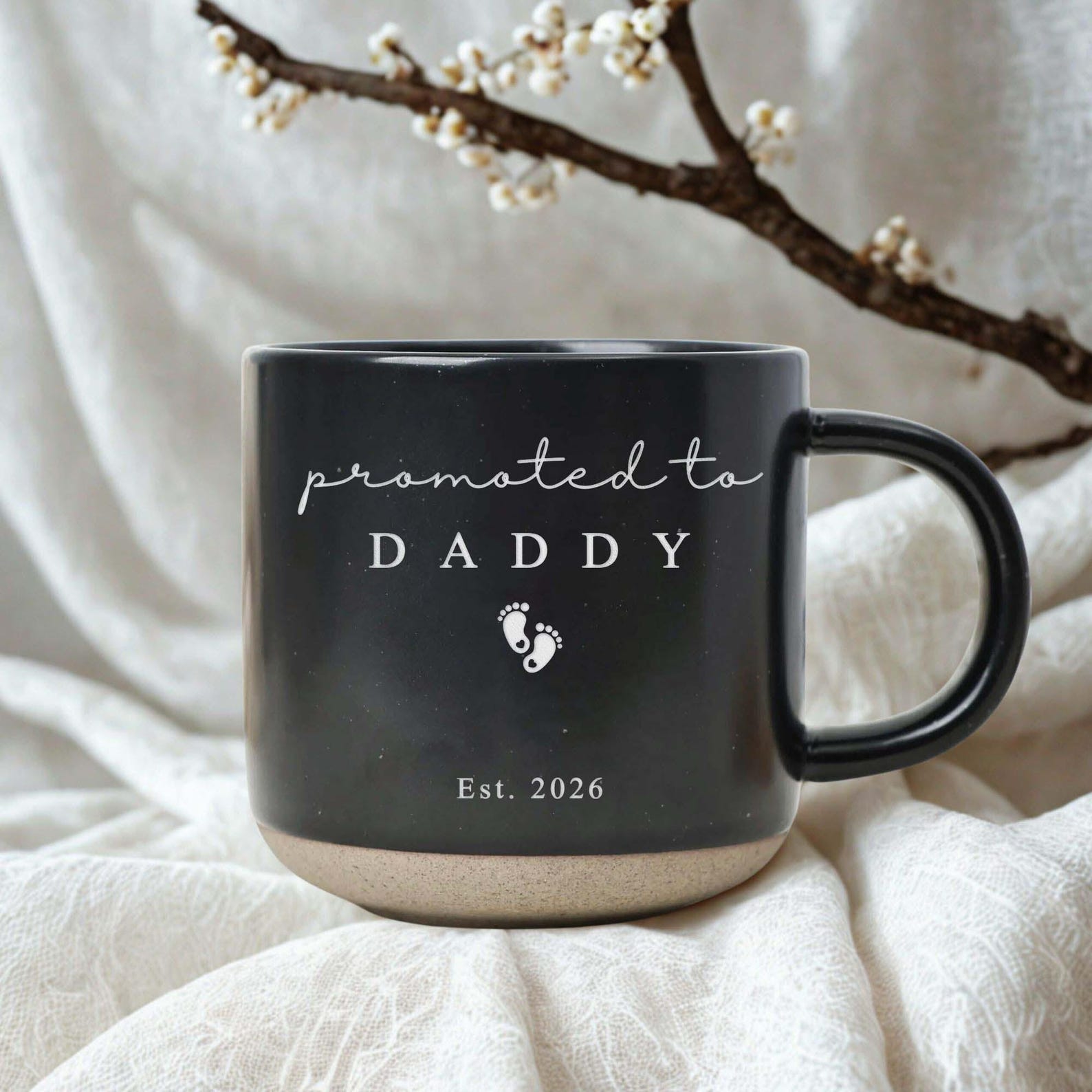 Promoted to Parents Mug, Pregnancy Announcement Mug Gift for Dad Mom ...