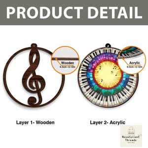 Music Teacher Suncatcher Ornament, Music Lover Gift, Treble Clef ...