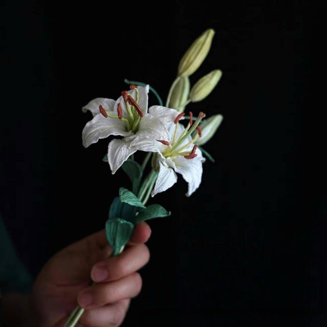 PDF Lily Micro Crochet Pattern, Crochet Flower Bouquet Patterns ...