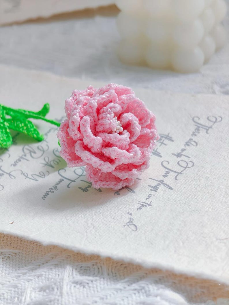 Peony Crochet Pattern, Crochet Flower Patterns - Etsy
