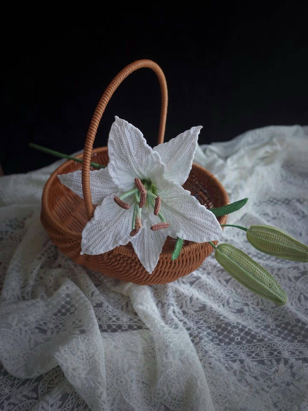 PDF Lily Micro Crochet Pattern, Crochet Flower Bouquet Patterns ...