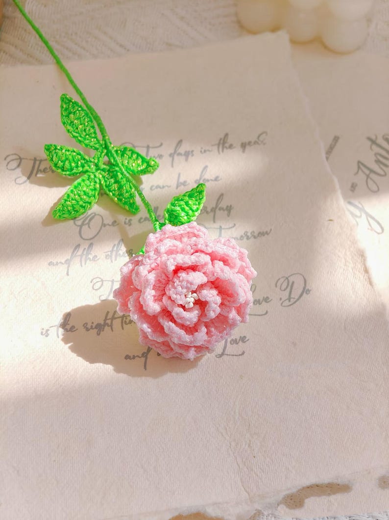 Peony Crochet Pattern, Crochet Flower Patterns - Etsy