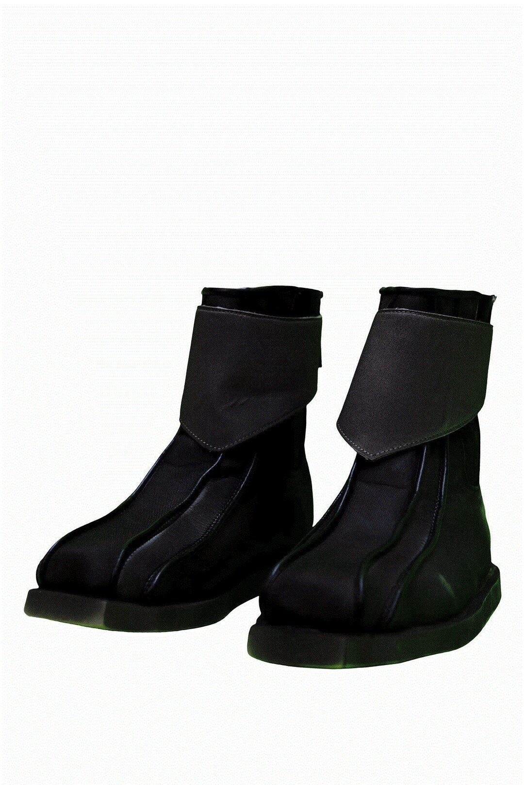 Boba Fett Shoes, Mandalorian Costume Boots, Star War Dark Gray Waxed ...