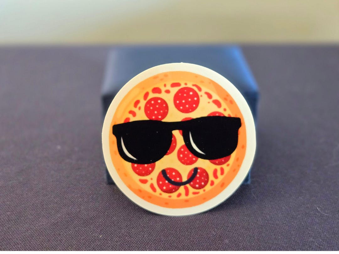 Pizza Vinyl Sticker - Etsy