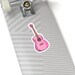 Pink Acoustic Guitar Sticker, Pink Eras Guitar Sticker, Pink Guitar ...