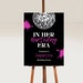 In Her Birthday Era Sign, in Her Era Party Sign, Eras Party Decor, Eras ...