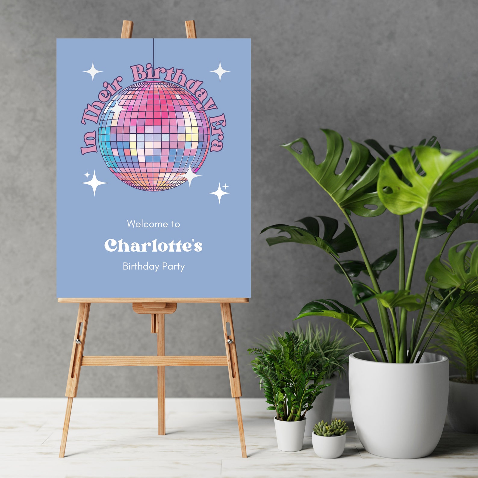 In Their Birthday Era Welcome Sign, Eras Party Sign, Editable Birthday ...