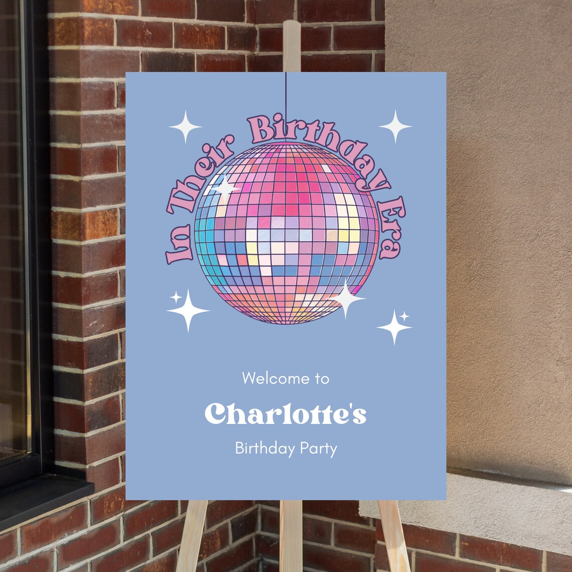 In Their Birthday Era Welcome Sign, Eras Party Sign, Editable Birthday ...