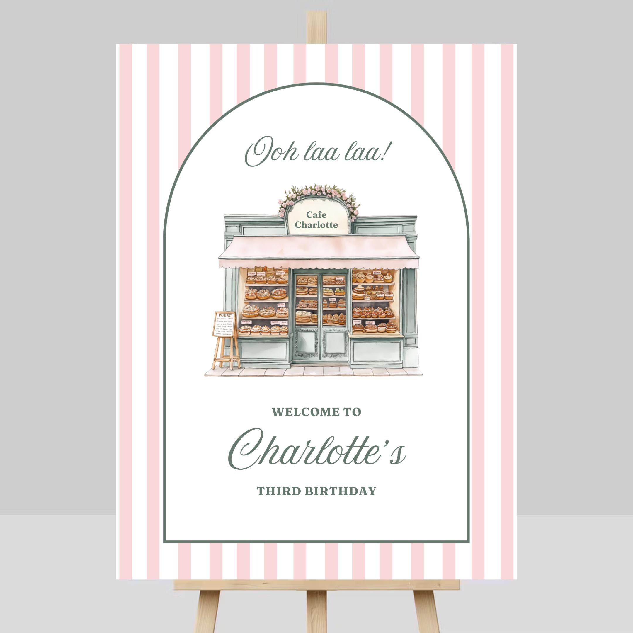French Patisserie Welcome Sign , Printable Paris Bakery Decor for ...