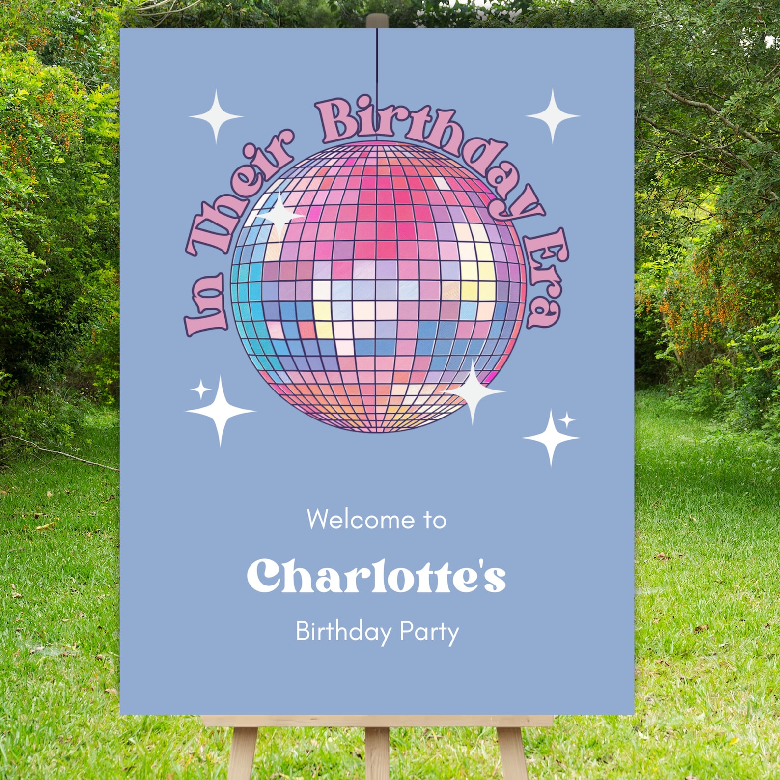 In Their Birthday Era Welcome Sign, Eras Party Sign, Editable Birthday ...