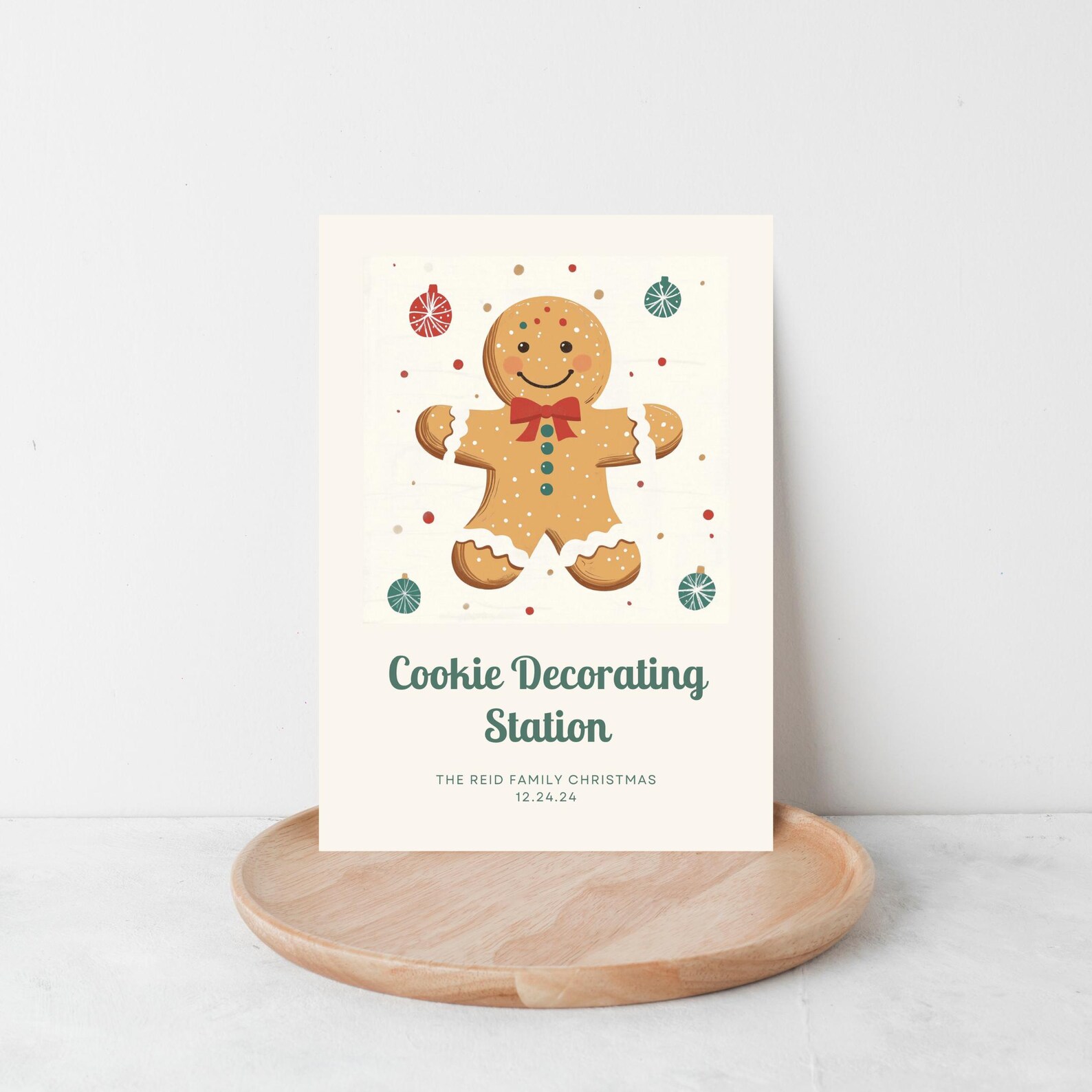 Printable Cookie Decorating Station Sign for Christmas Party ...
