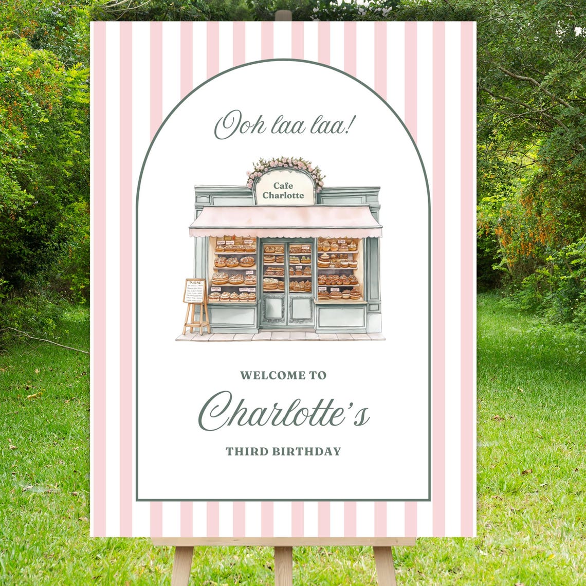 French Patisserie Welcome Sign , Printable Paris Bakery Decor for ...