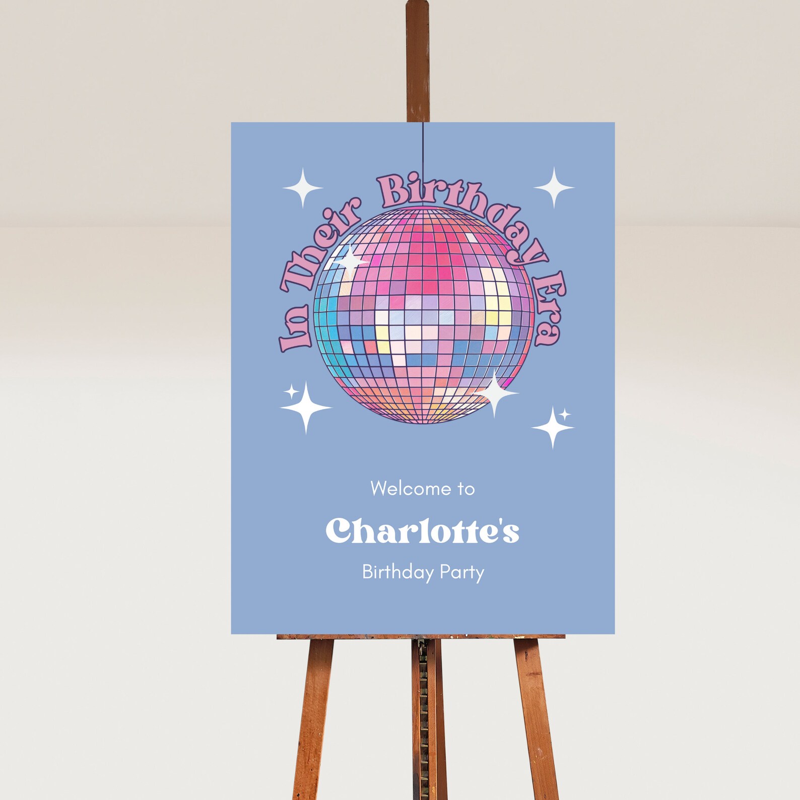 In Their Birthday Era Welcome Sign, Eras Party Sign, Editable Birthday ...
