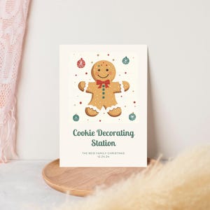 Printable Cookie Decorating Station Sign for Christmas Party ...