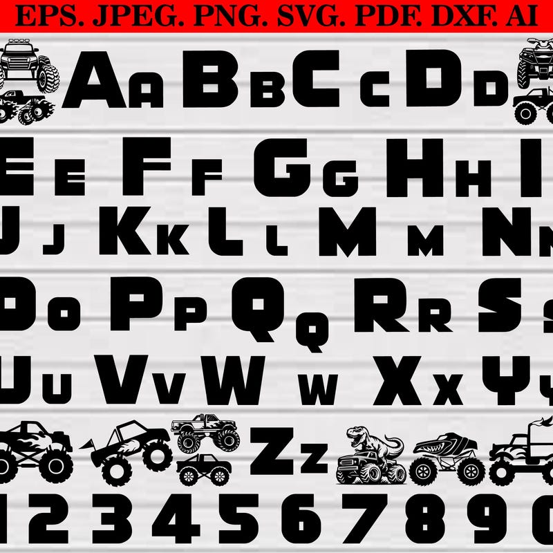 Monster Jam Logo Svg - Etsy