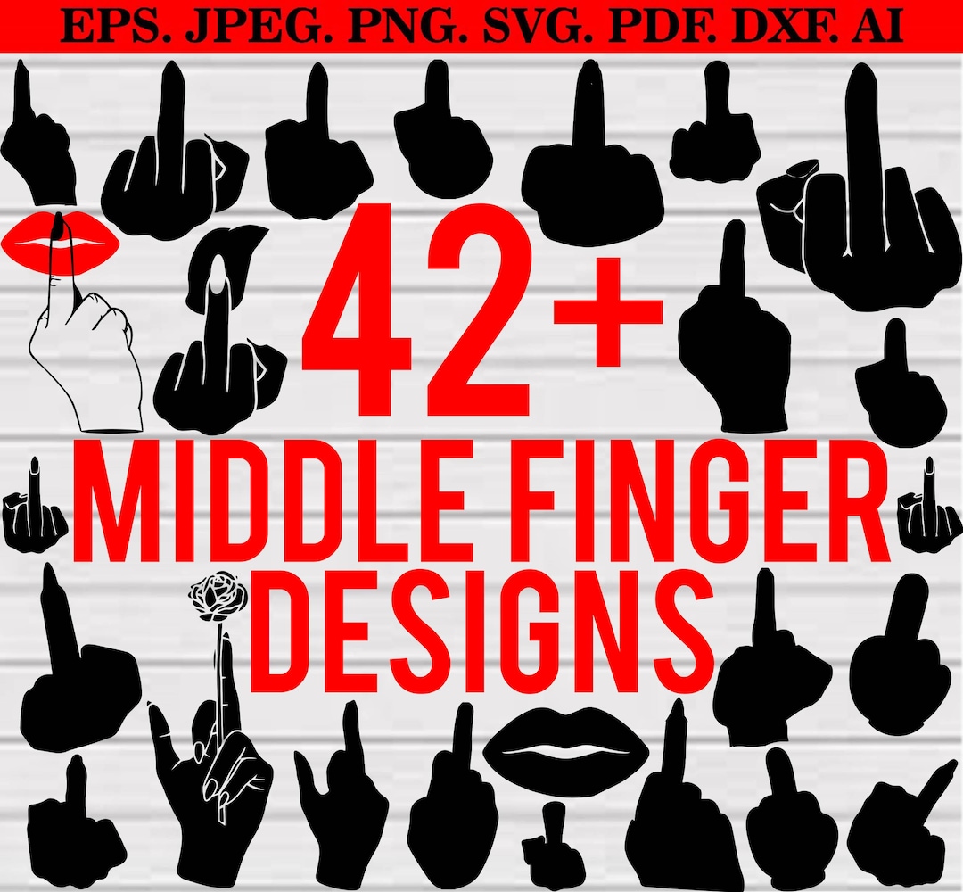 Skeleton Hand Svg Bundle, Funny Hand Gesture Svg, Sarcastic Hand Svg ...