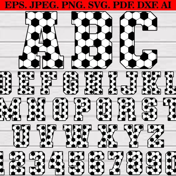 Soccer Wall Letters - Etsy