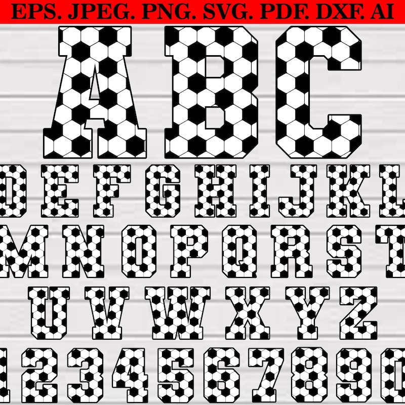 Soccer Wall Letters - Etsy