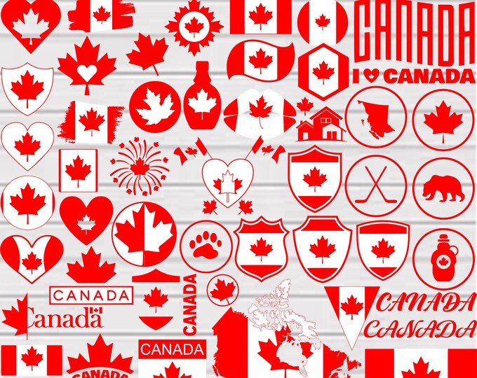 Canada Maple Leaf SVG, Canada Svg, Canadian Svg, Canada Clipart, Canada ...