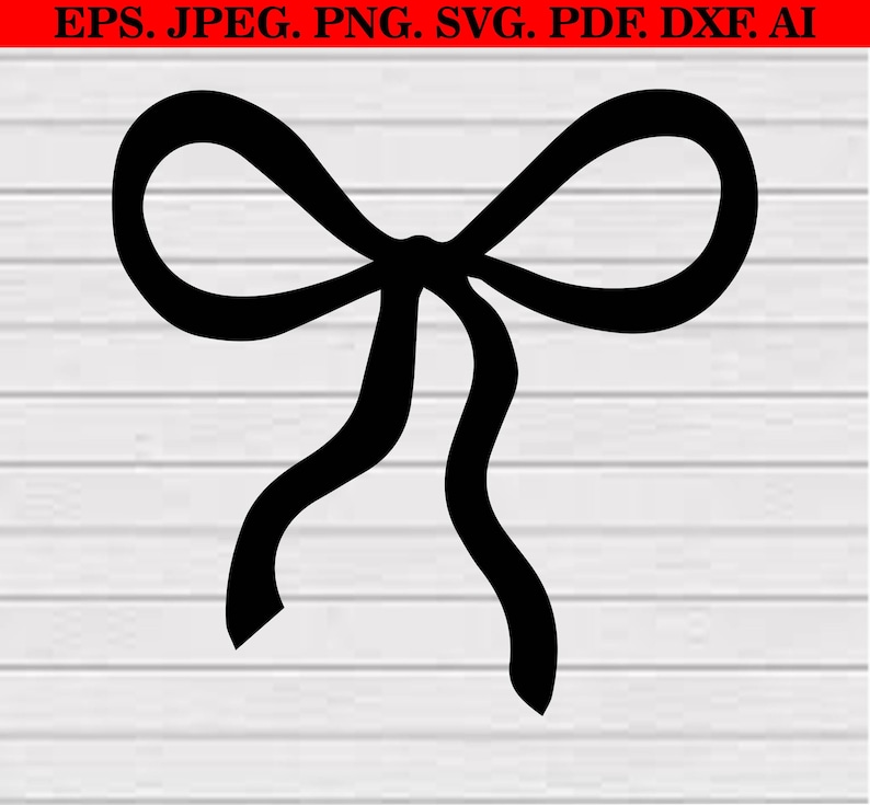 Black Bow SVG Bundle, Ribbon Bow Clipart (digital Files) - Etsy Canada