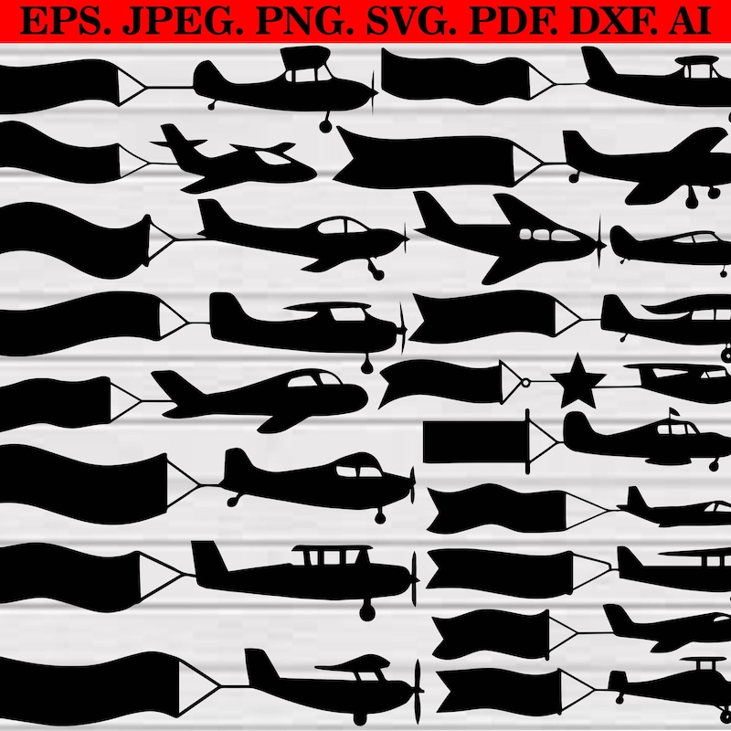 Airplane Flying Clip Art - Etsy
