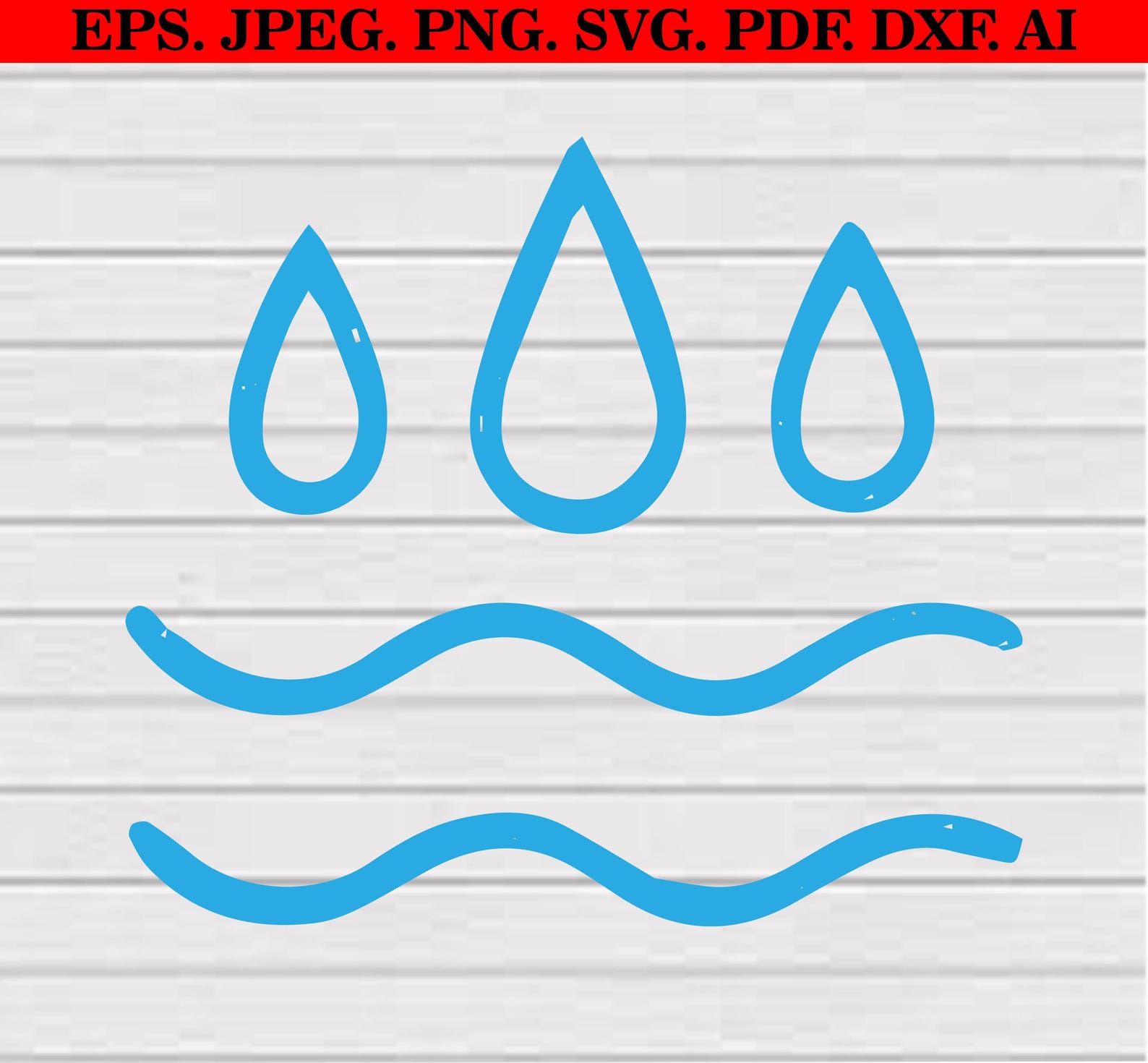 Water Drops Svg Bundle, Water Drops Clipart, Splash Svg, Rain Drop Svg ...