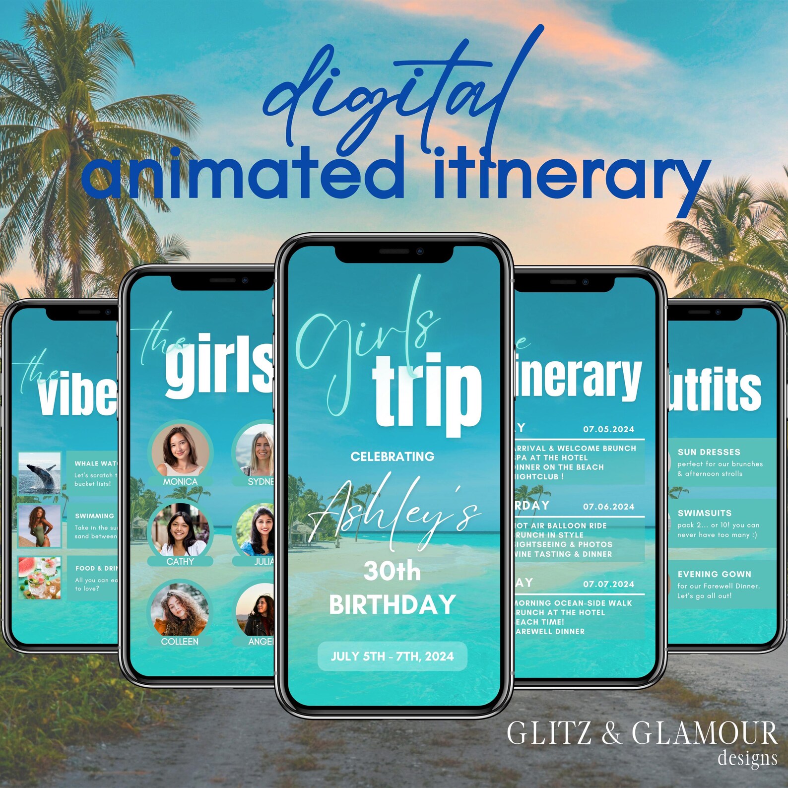 Digital Girls Trip Invitation, Birthday Trip, Birthday Celebration ...