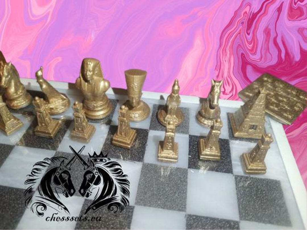 Egyptian Chess Set - Limited Edition - Etsy