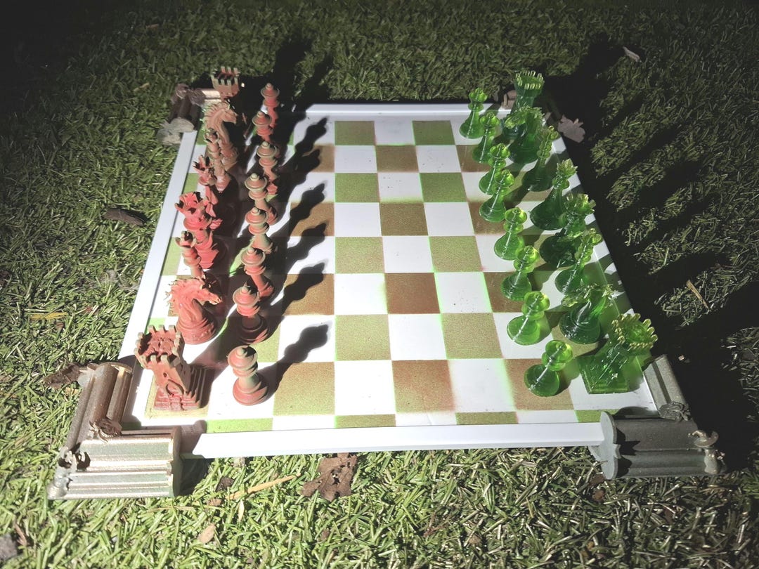 Halloween Chess Set - Etsy