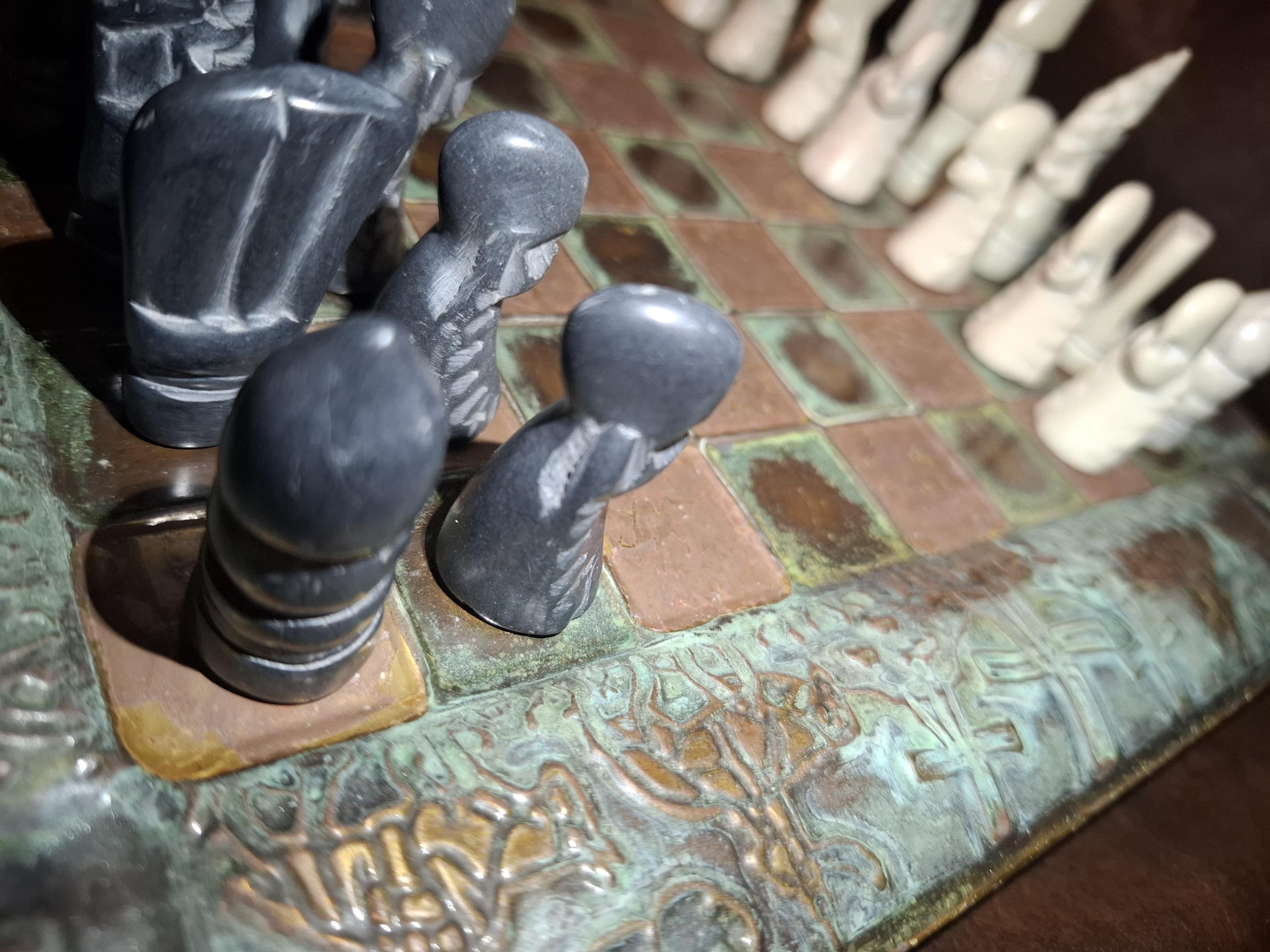 Alabaster Chess Set Limited Edition - Etsy