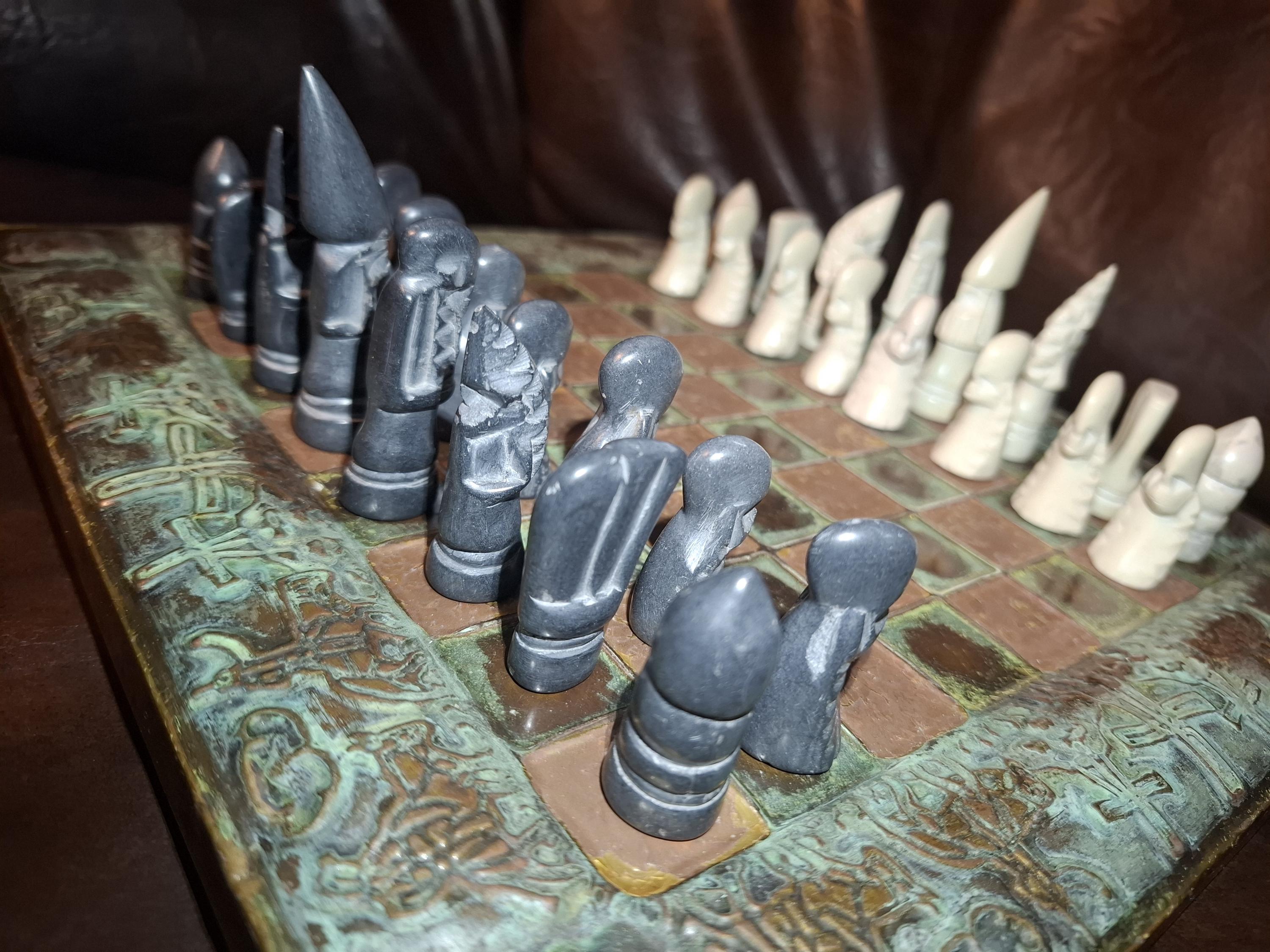 Alabaster Chess Set Limited Edition - Etsy